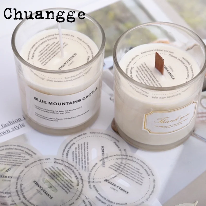 5/10pcs Diy Manual Fragrance Candle Stickers Label Cup Sticker ...