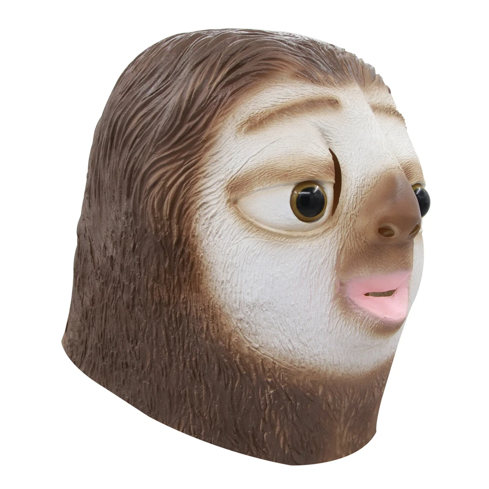 Halloween Jungle Sloth Bear Head Cosplay Mask - AllCosplay.com