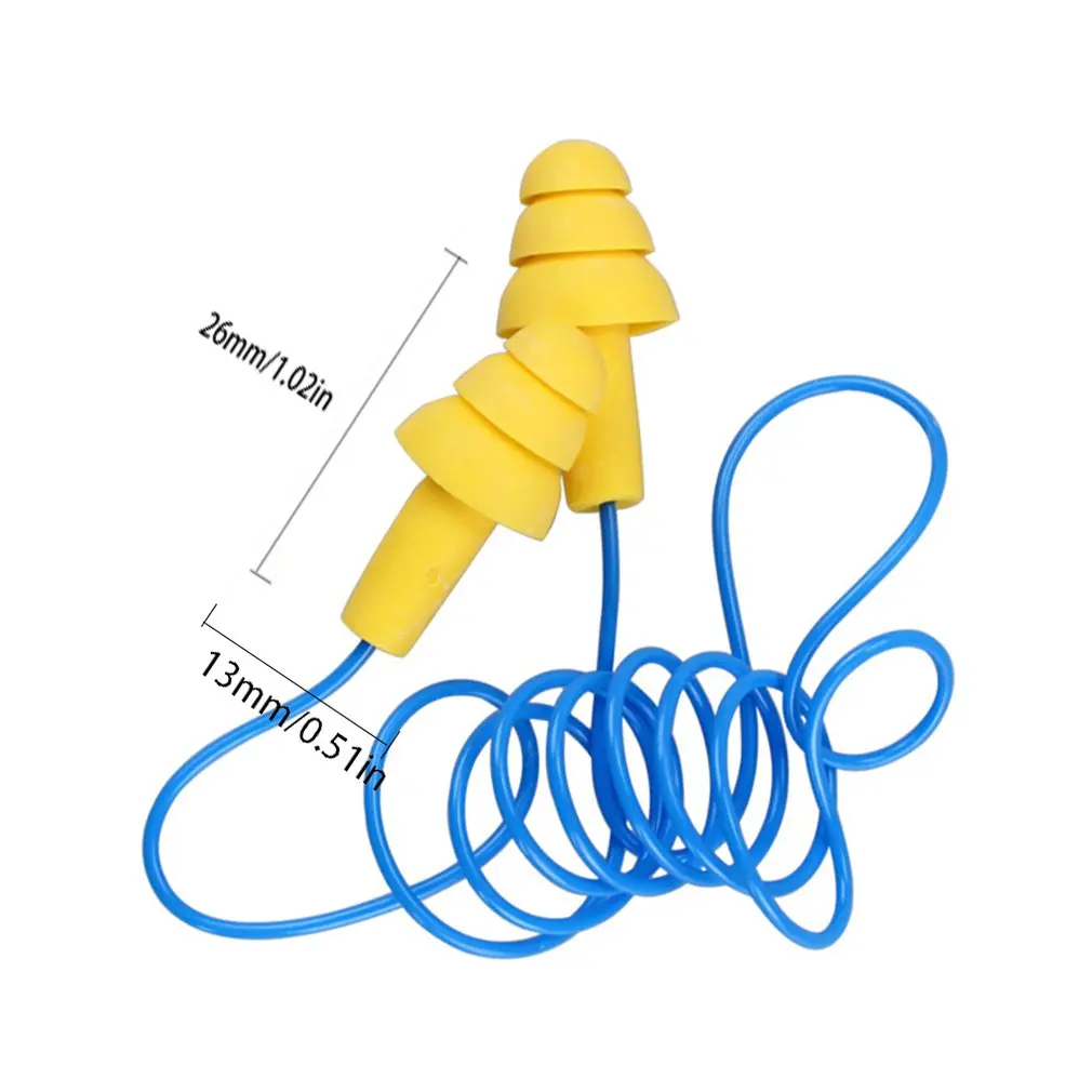 Protections auditives,Bouchons d'oreille antibruit en mousse souple,1 ...