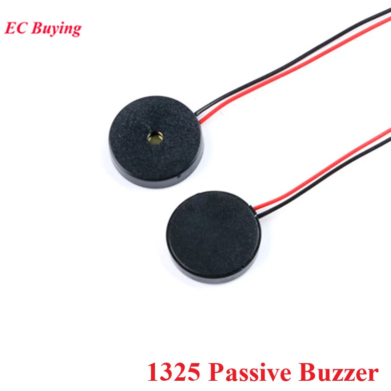 10pcs 1325 Passive Buzzer Piezoelectric Speaker 13*2.5mm 13x2.5mm Ac ...