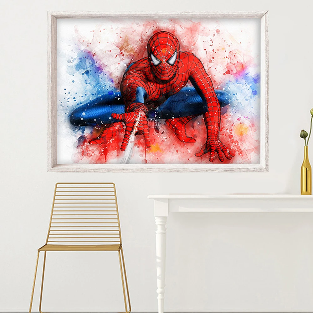 Watercolor Super Heroes