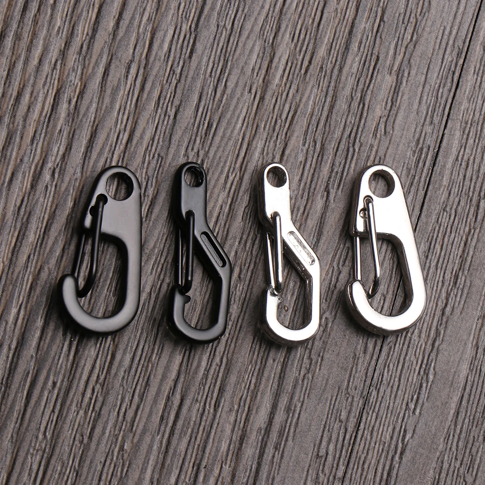 4PCS-Mini-Spring-Backpack-Clasps-Hiking-Climbing-Carabiners-Equipment ...