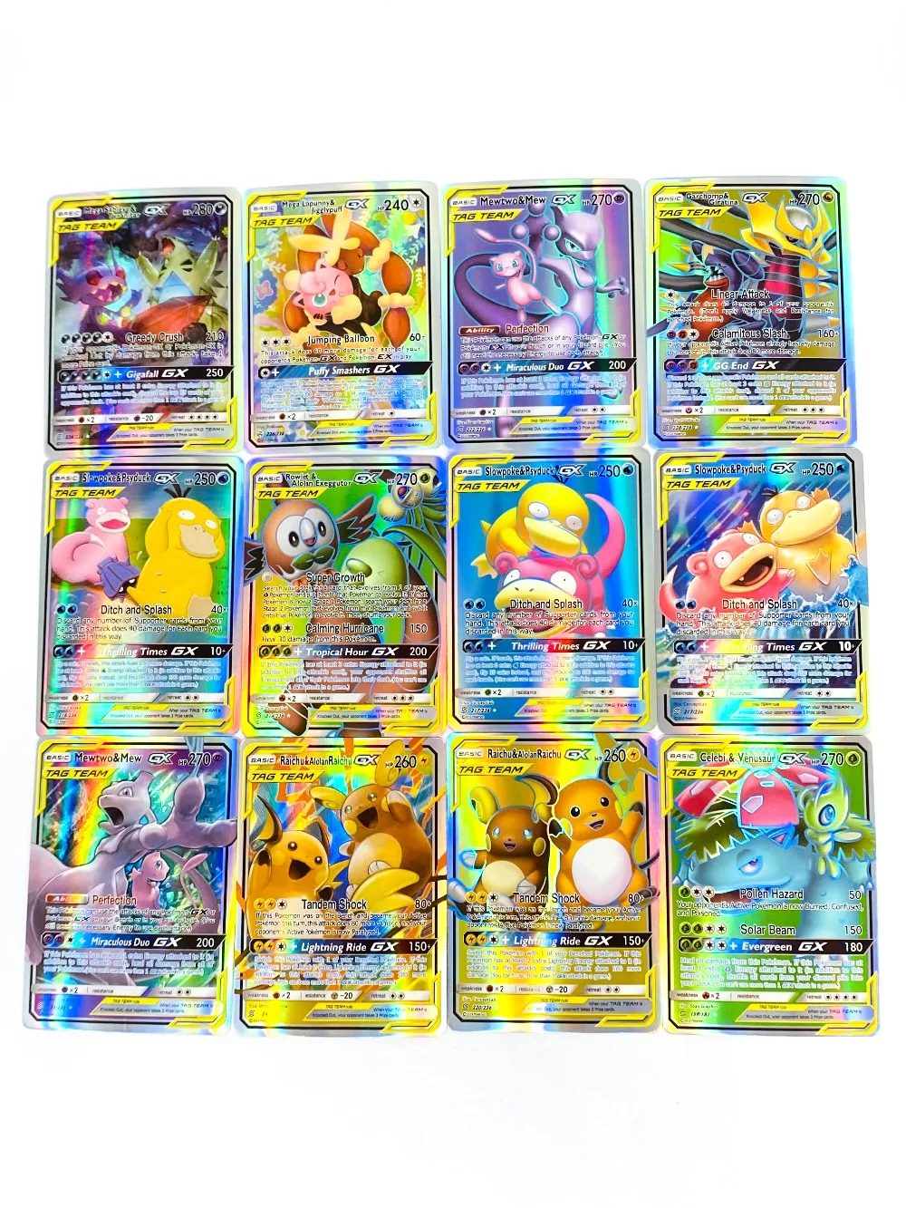 300 pièces Pokemon jouet gx cartes anglaises non répétitives, jeu Carte ...