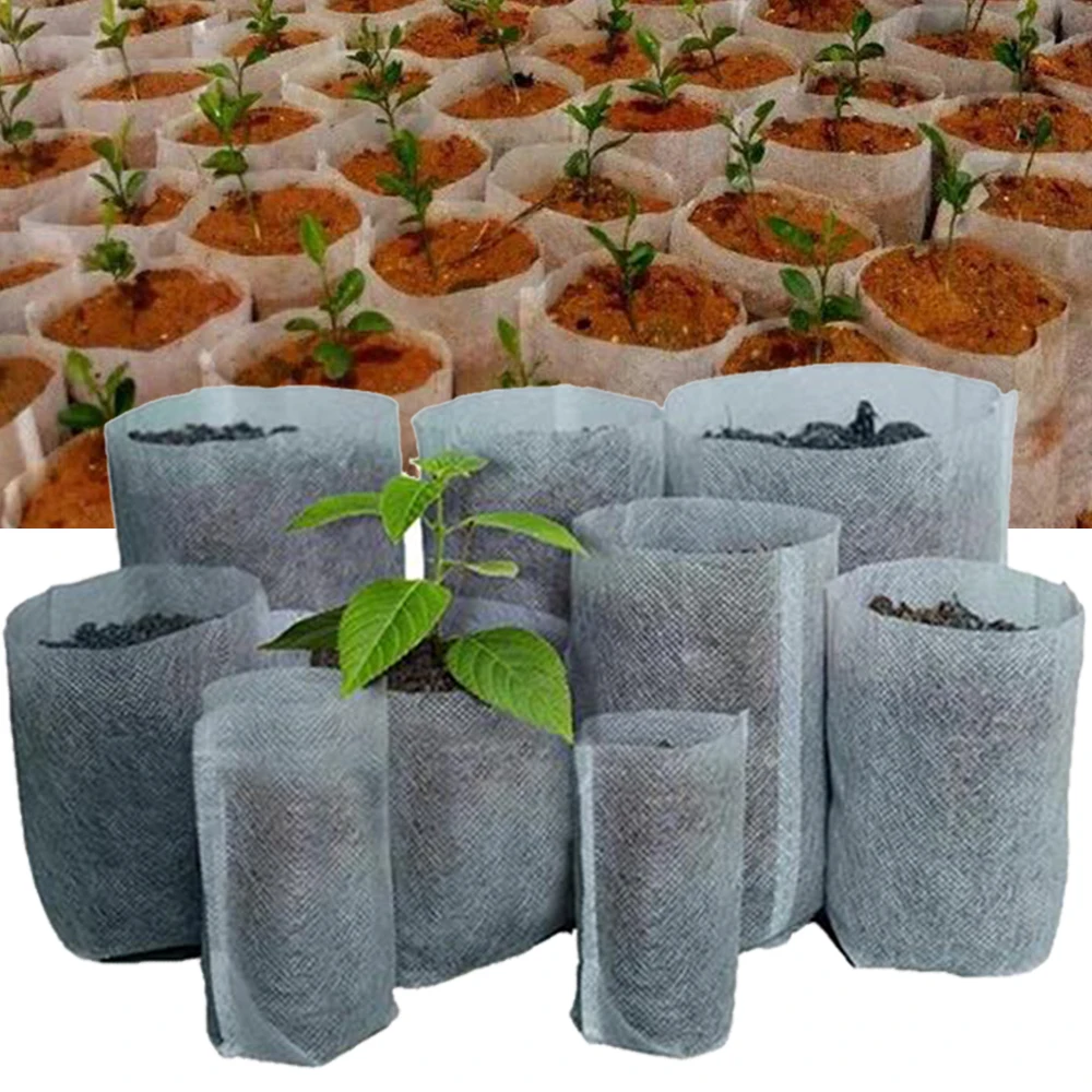 24-Size-Biodegradable-Non-woven-Fabric-Seedling-Growing-Bag-Planting ...
