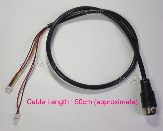 Férfi M12 Dugó 6Pin Kábel 4Pins (1,5 Mm -Es Hangmagasság) + 2Pins (2,0 ...