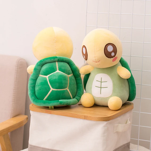 Cute Baby Turtle Cartoon With Big Eyes