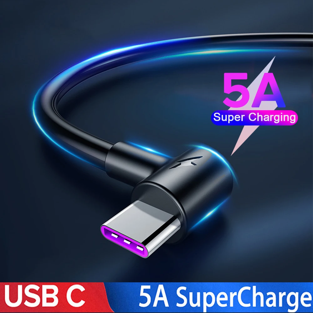 Cable USB tipo C para móvil, carga súper rápida para Samsung M31s, S10, S9, S8, 5A, Galaxy S20 ...