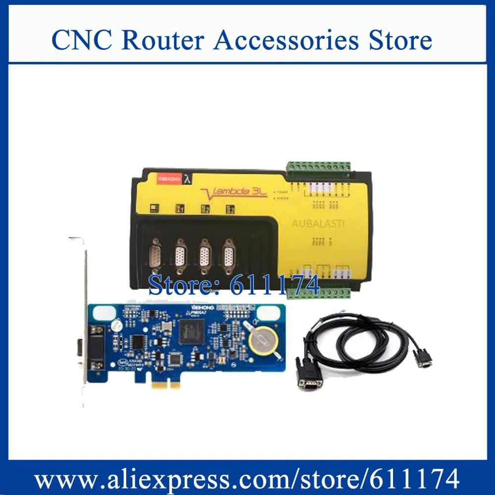 Weihong 3-axis CNC Machine Controller PCIMC-95A, Ncstudio PM95A -3A Lambda3S 3 Axis CNC Router ...