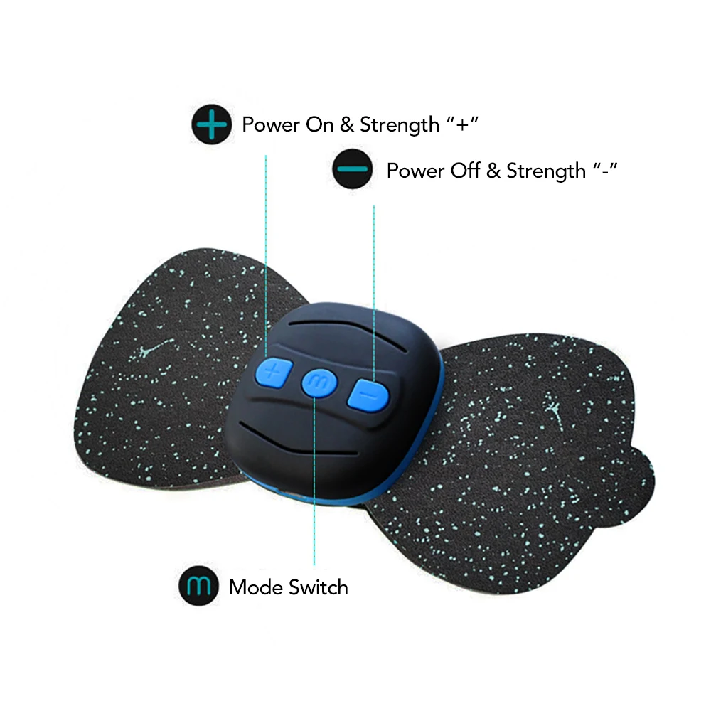 Type A-Mini masseur de cou électrique Portable Ems, stimulateur de Massage Cervical ...