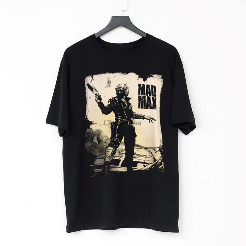 HOT-Vintage-Mad-Max-Action-Film-Black-T-Shirt-Mad-Max-Lover-Gift-Comedy ...