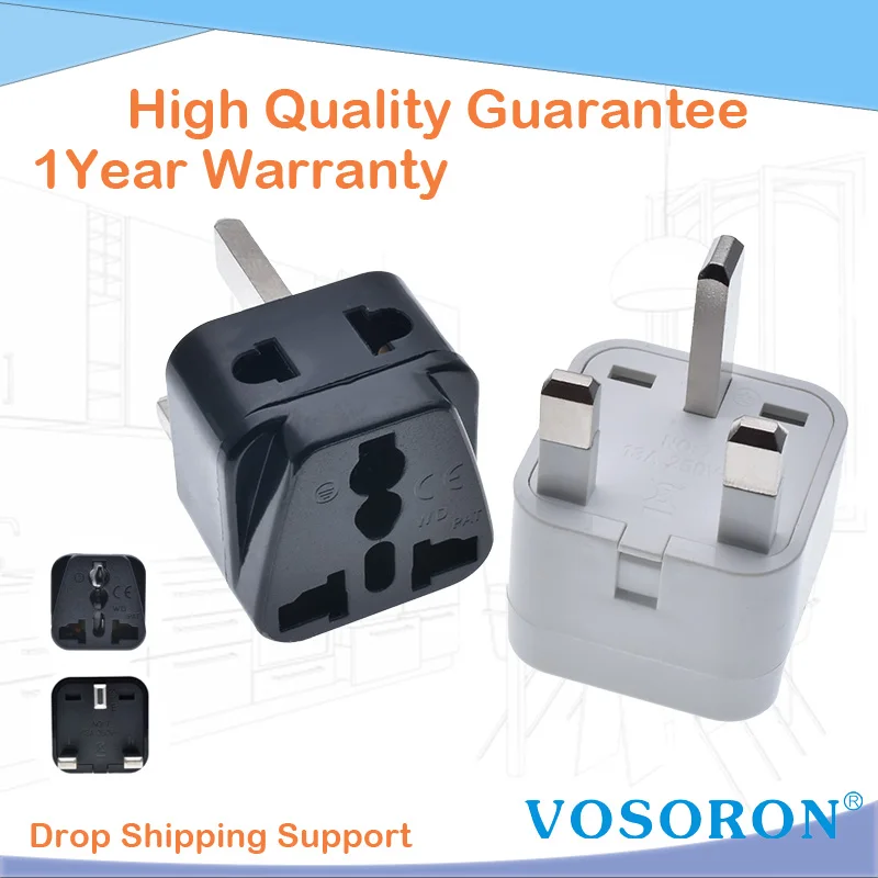 Plug-Adaptor-England-UK-Hong-Kong-2-In-1-Universal-Type-G-1PCS-Travel ...