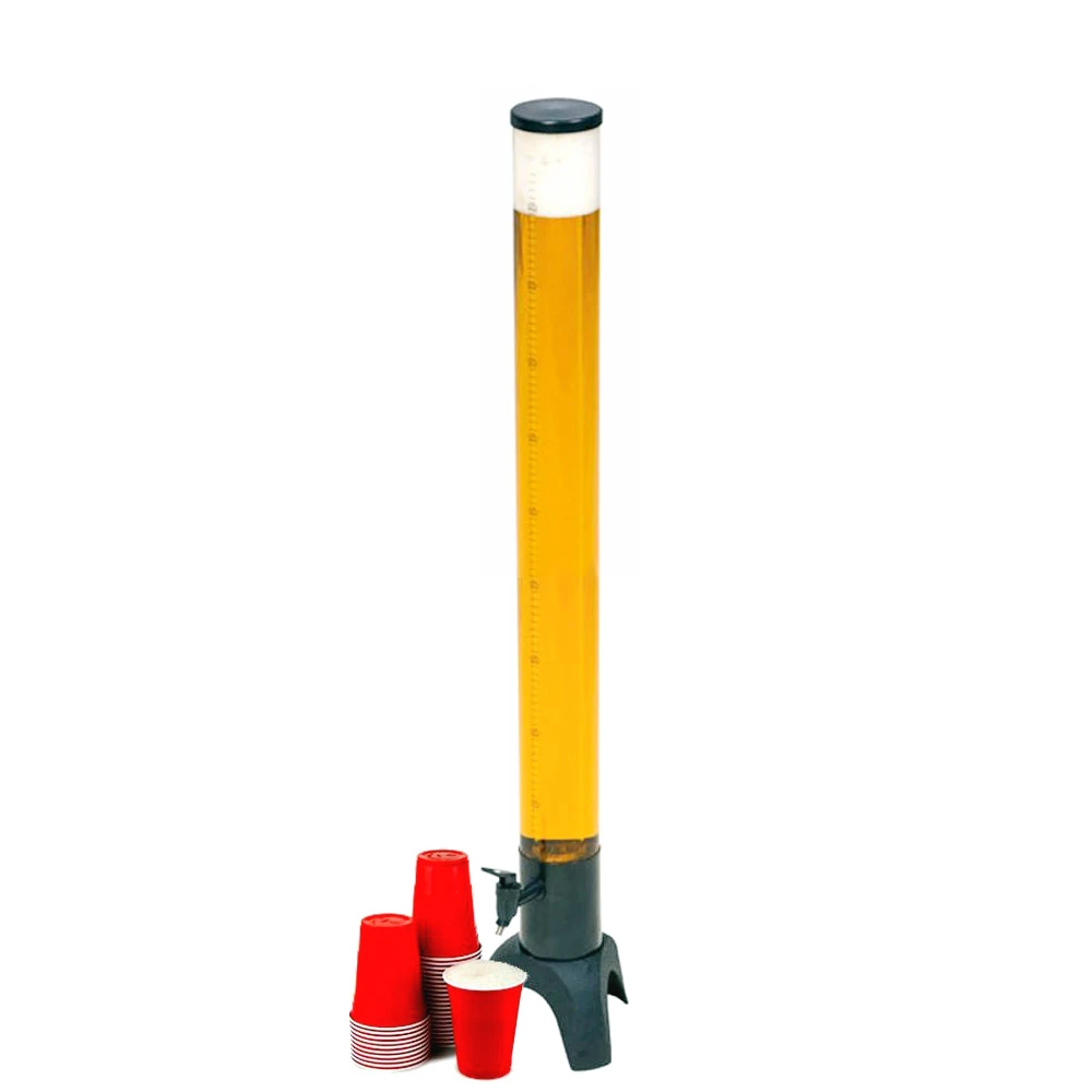Plumwheat 5 Liters Draft Beer Tower Dispenser With Cast Iron Base And ...