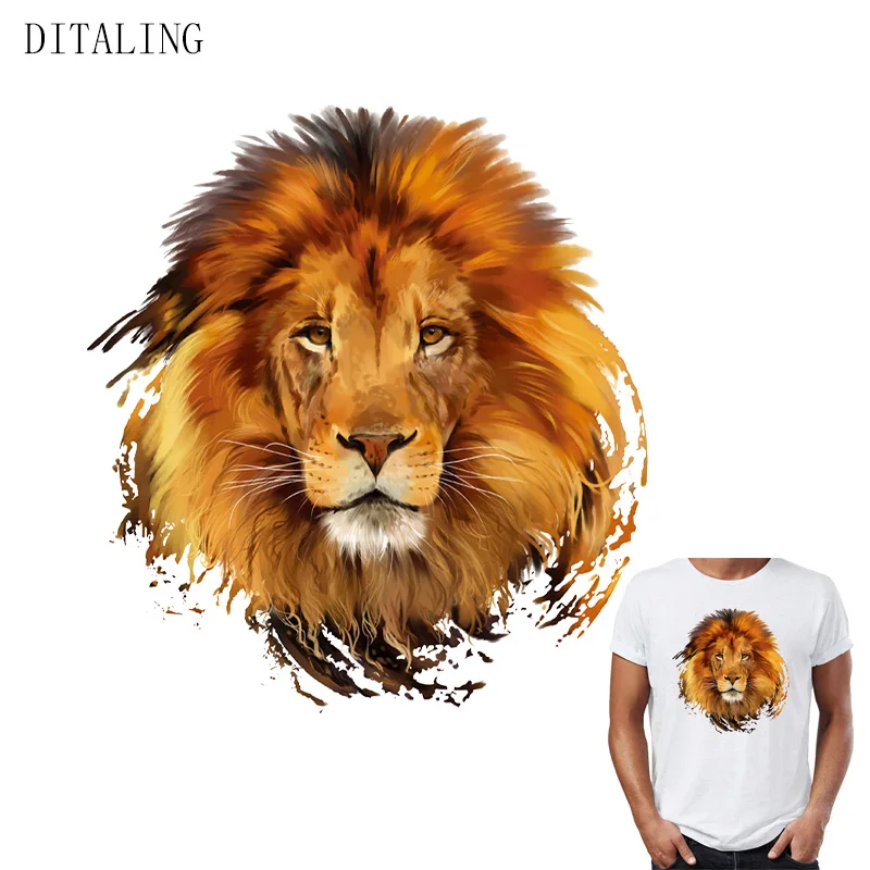 Patches Transfer Iron Patch Clothes Lion | Lion Patch Transfer Sticker ...