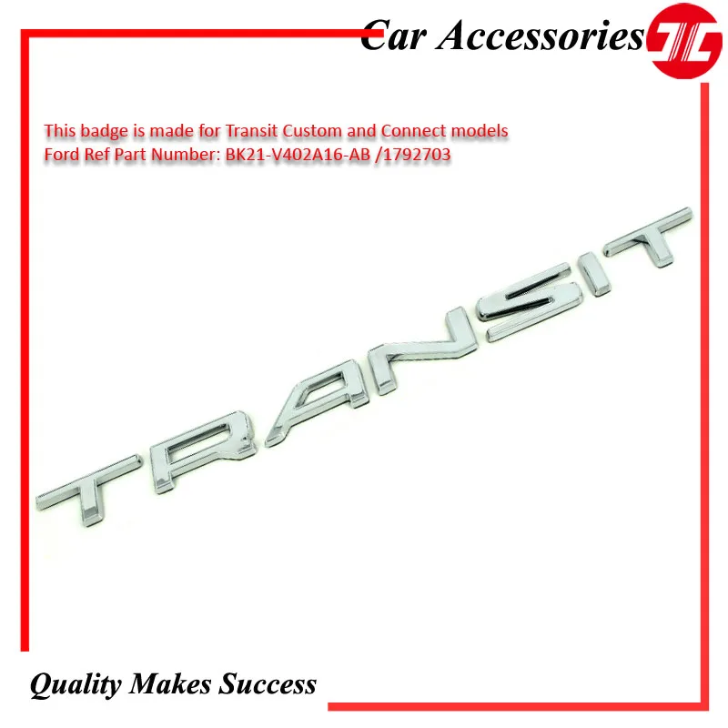 New-Rear-Door-Transit-Badge-Emblem-Van-For-Ford-Transit-Custom-Connect ...