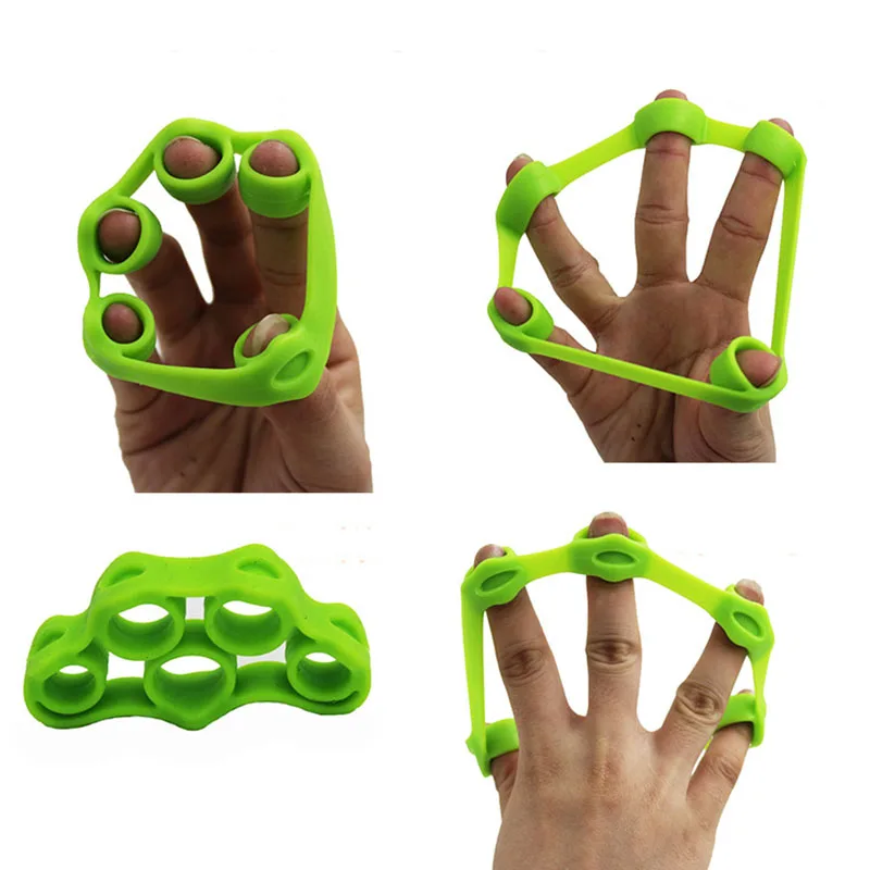 Silicone Finger Stretcher Hand Resistance Bands Hand Extensor Exerciser ...