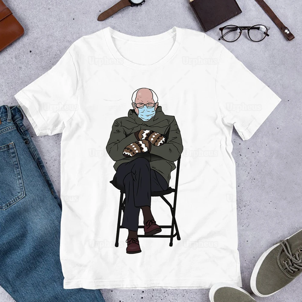 Bernie Mittens T Shirt Inauguration Day Bernie Sanders Mittens Print ...