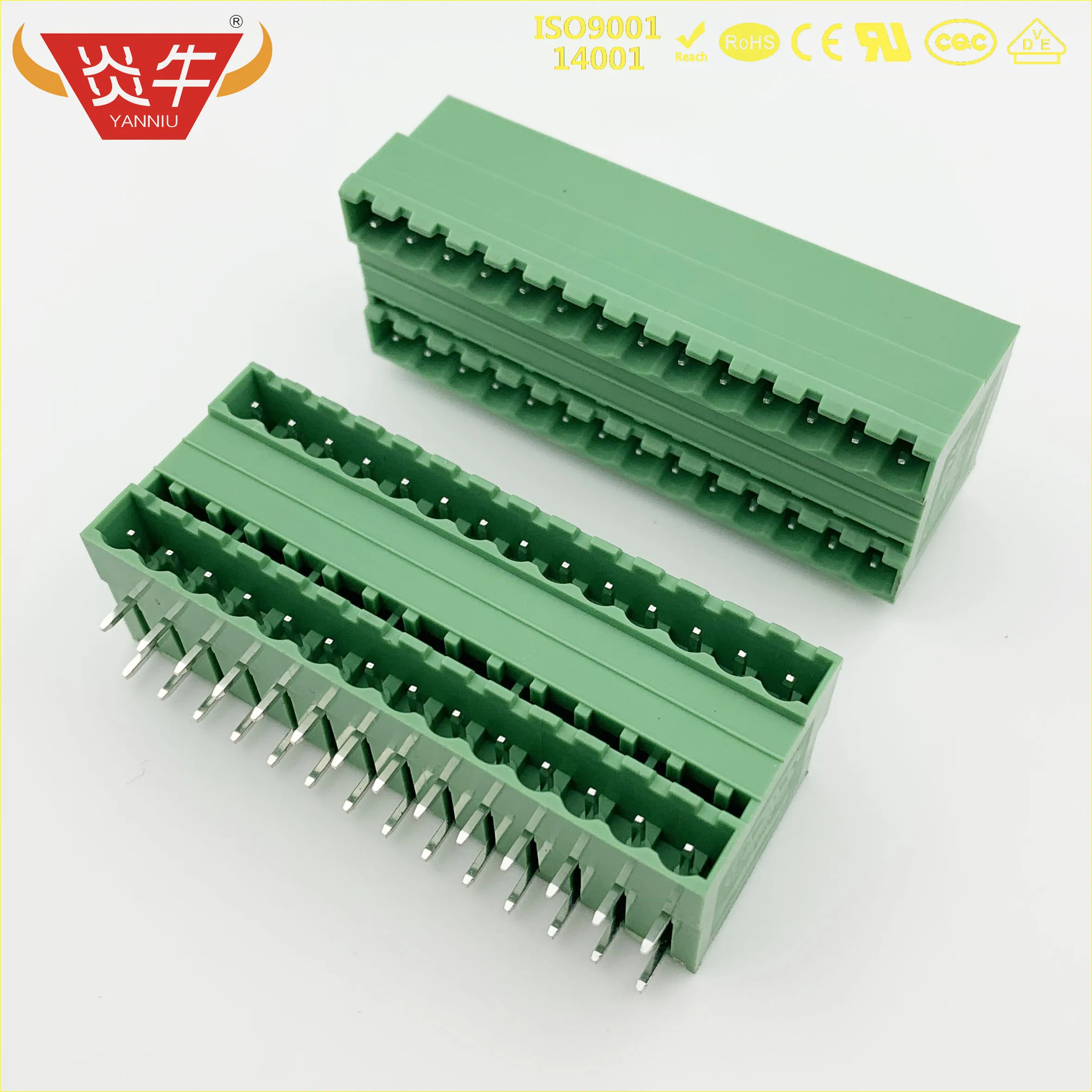 KF2EDGRH 5.08 2P ~ 12P PCB CONNECTOR PLUG-IN TEMINAL BLOCK 2EDGRH 5.08mm 4PIN ~ 24PIN MDSTB 2,5 ...