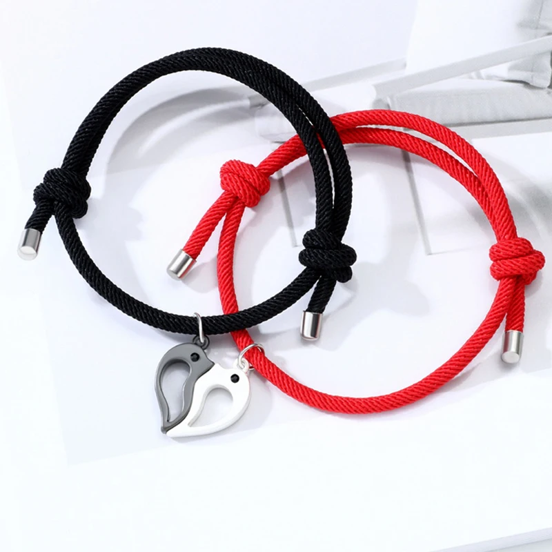 Bracelet magnétique avec lettres Miss You pour hommes et femmes ...