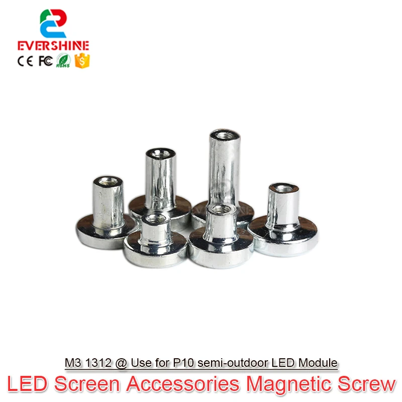 100Pcs-Lot-M3-1312-Inside-Thread-LED-Screen-Display-Magnetic-Column ...