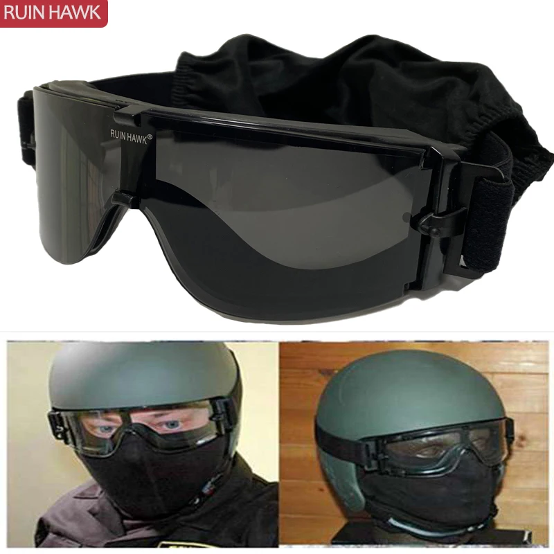 Military Airsoft X800 Tactical Sunglasses Glasses Usmc Tactical Goggles ...