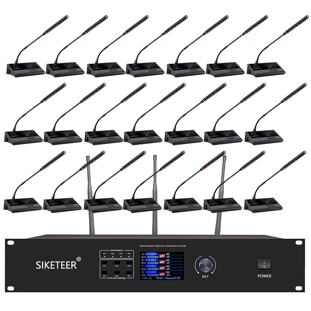 Wireless-hand-in-hand-conference-microphone-system-professional-anti ...