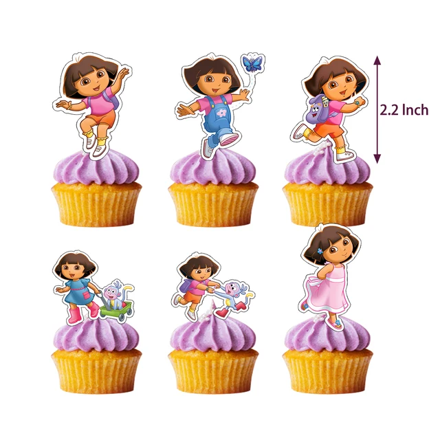 Dora Cupcake Toppers