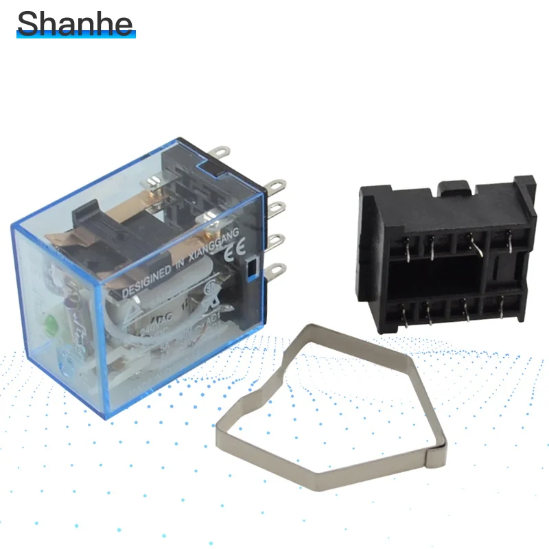 my2 LED illuminated relay MY2NJ DPDT relays 8 pins my2n power relay ...