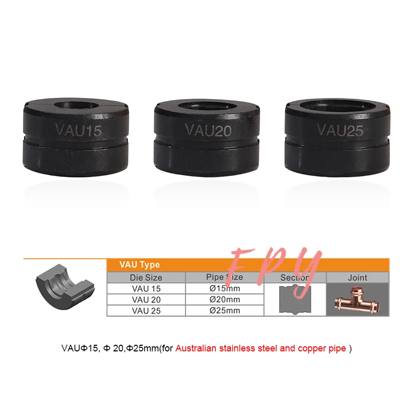 VAU Type Die for Australian Copper Fittings Crimping Tool GC-1632 / CW ...