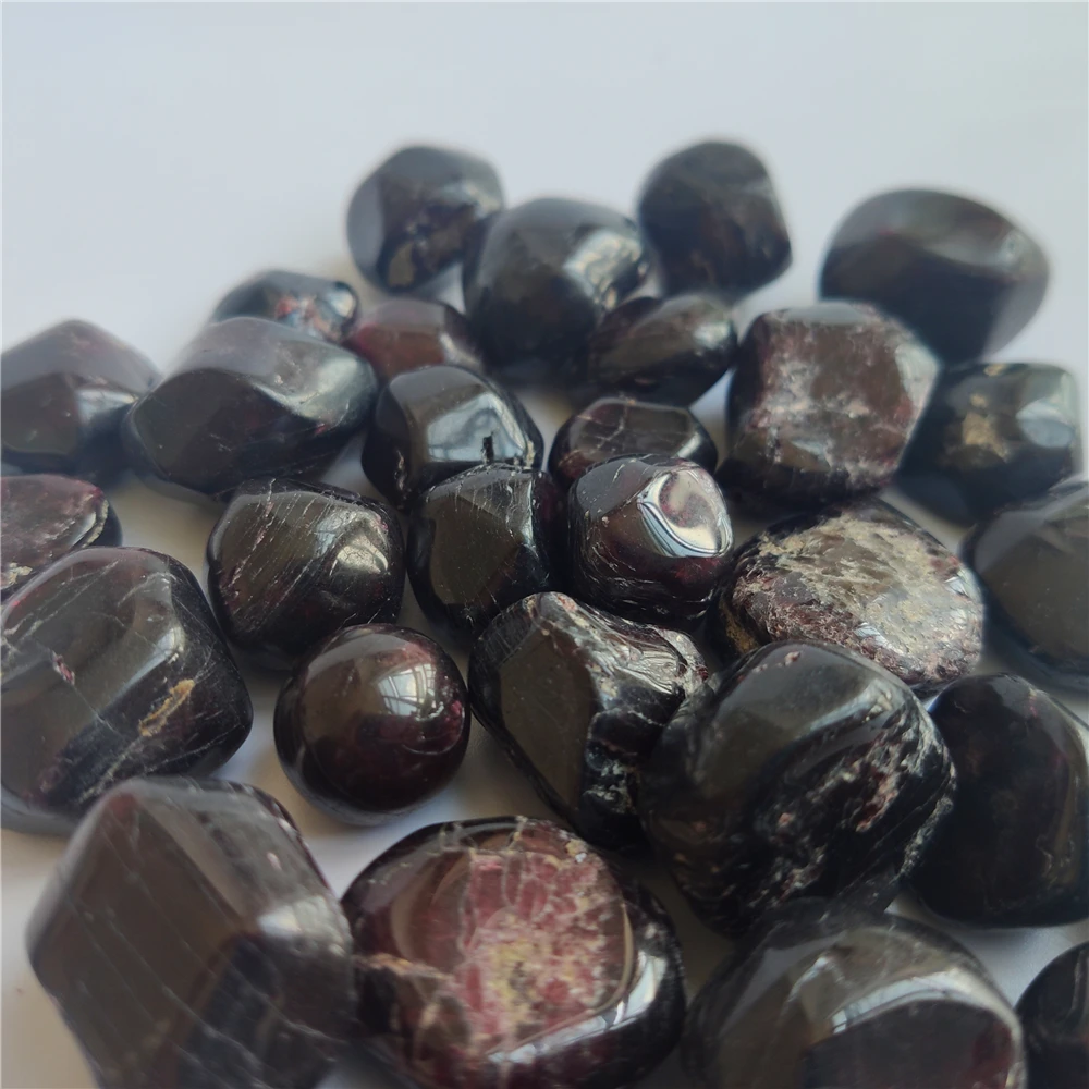 PIERRE VENDUE SEULE,3pcs-1-2cm--Pierre brute en cristal naturel rouge ...