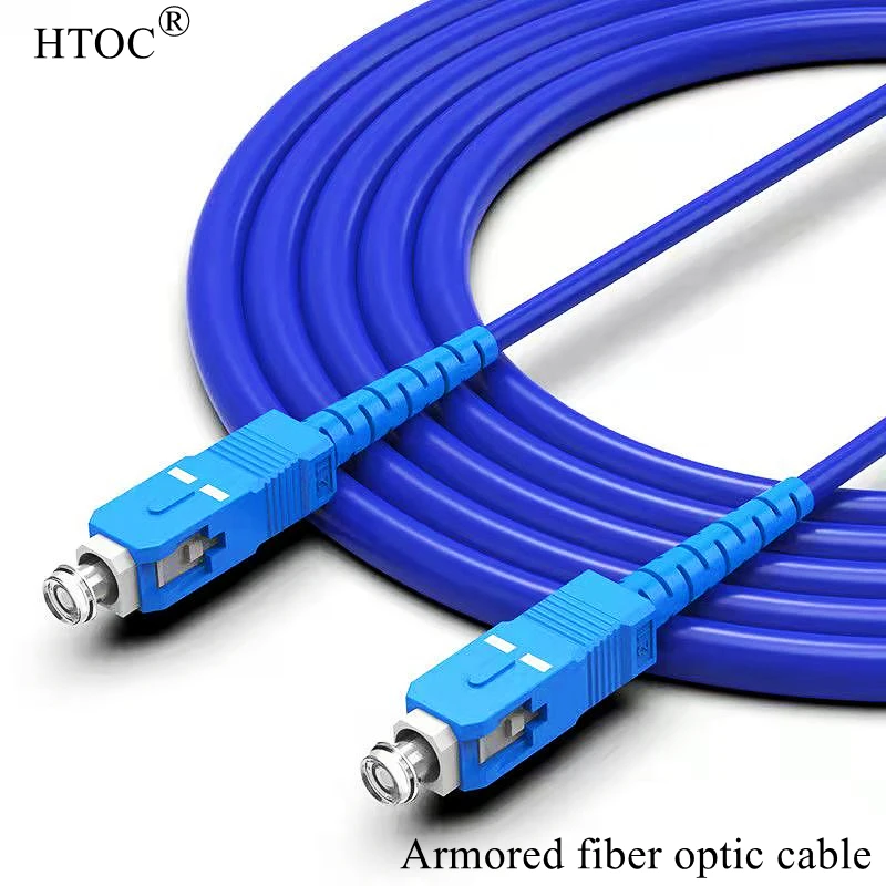 Single Mode Fiber Cable Color | Armored Fiber Optic Cable 4 | Sc Upc ...