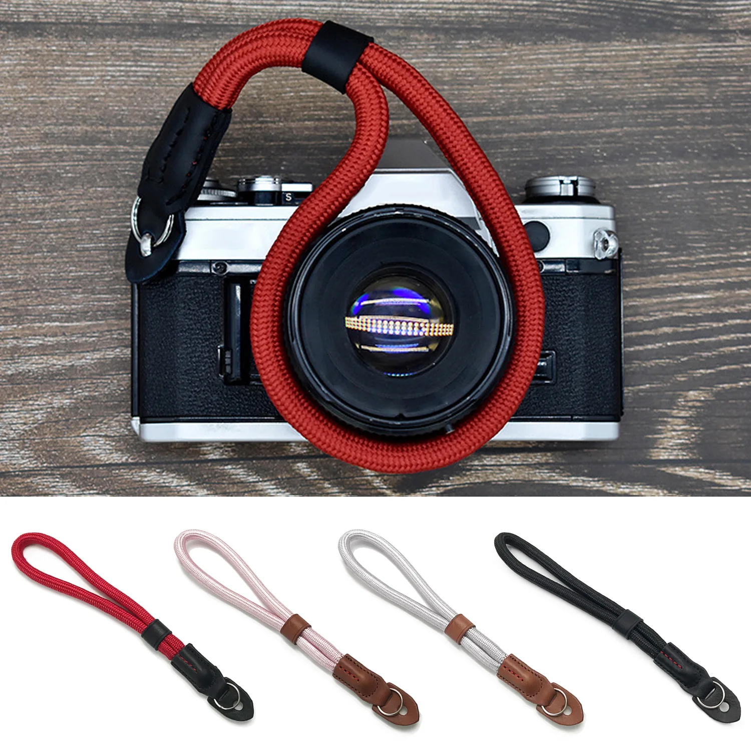 Besegad Handmade nylon Digital Camera Wrist Hand Strap Grip Braided ...