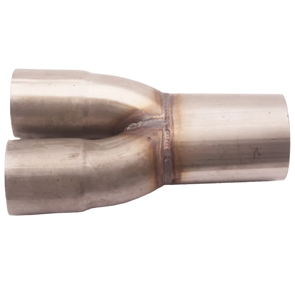 2-1-Stainless-Steel-Exhaust-Merge-Collector-Dual-2-ID-Inlet-Single-2-5 ...