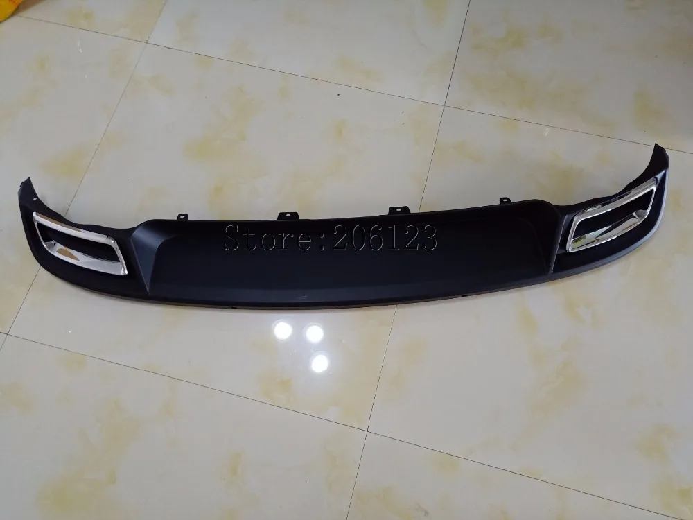High Quality Black Pp Rear Bumper Diffuser,auto Car Rear Lip Without ...