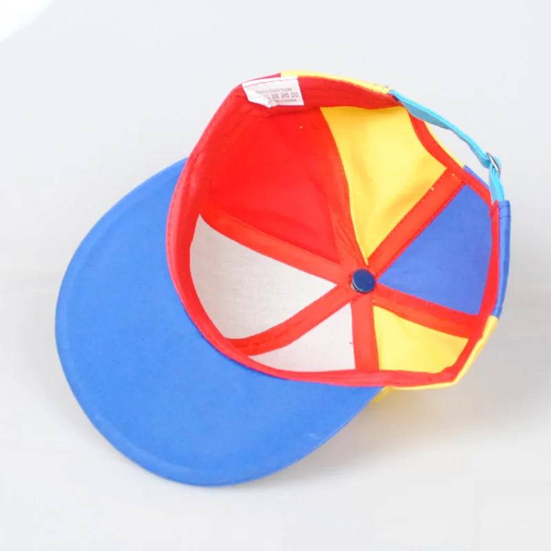 Colorful Patchwork Helicopter Propeller Baseball Cap With Fan 3 Sizes ...