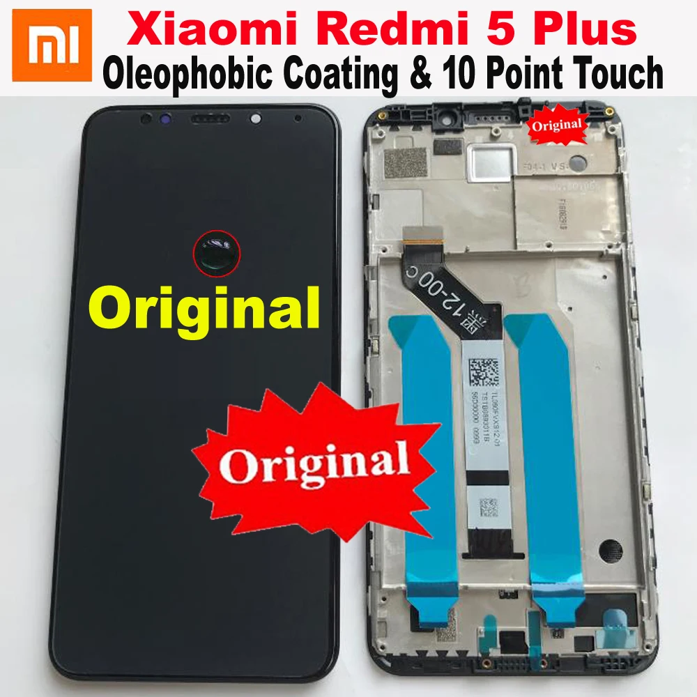 Original Best Xiaomi Redmi 5 Plus Ips Lcd Display 10 Point Touch Screen ...
