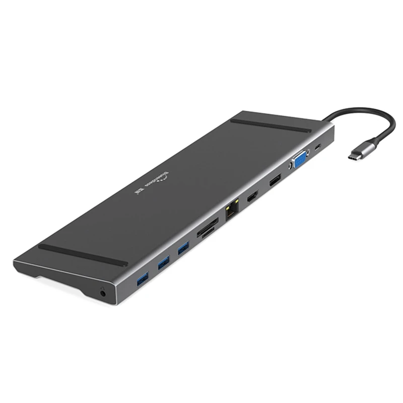 BLUEENDLESS Type C HUB Docking Station HDMI DP 11 in 1 Notebook Docking ...