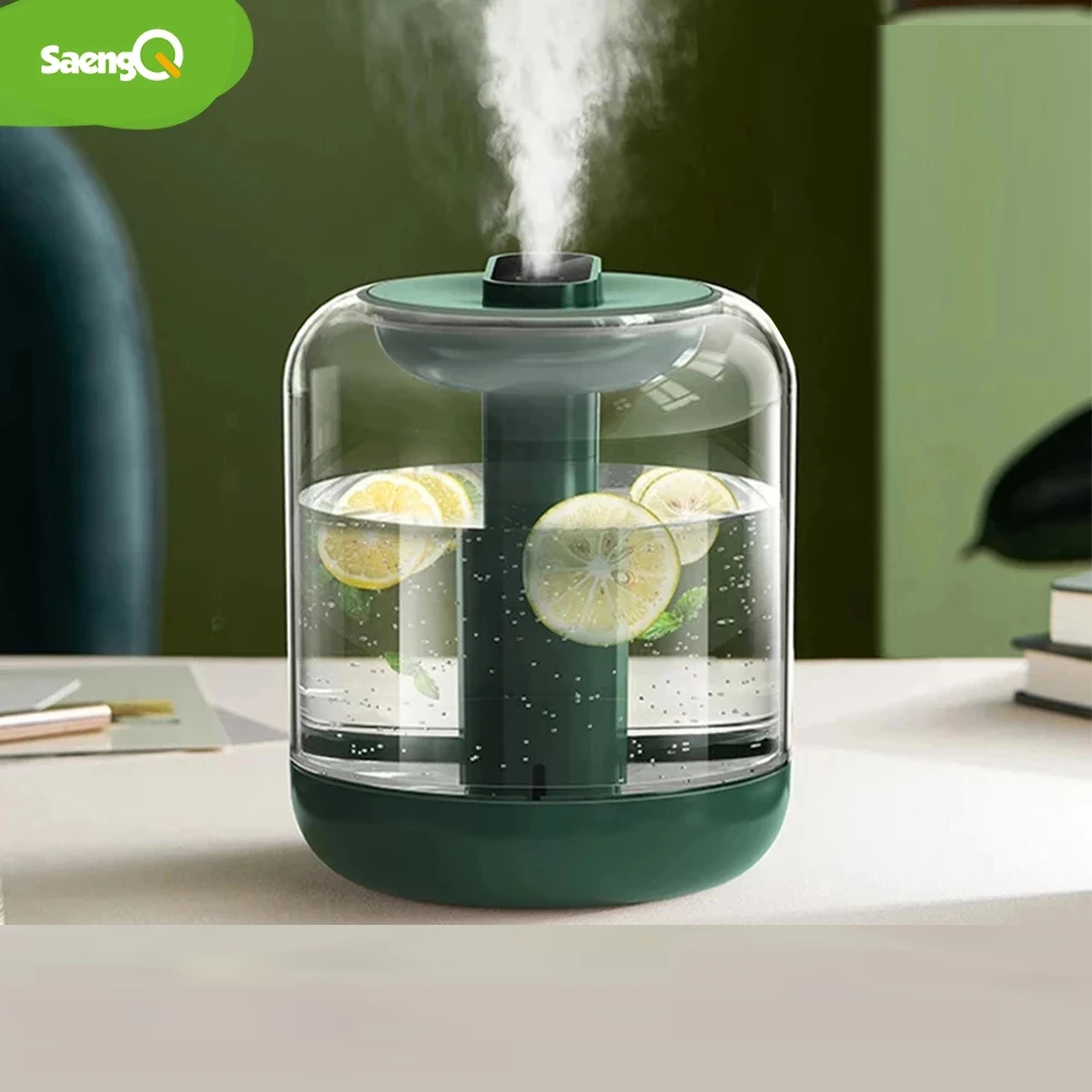 saengQ Large Capacity Air Humidifier Rechargeable 2000mAh Battery Aroma ...