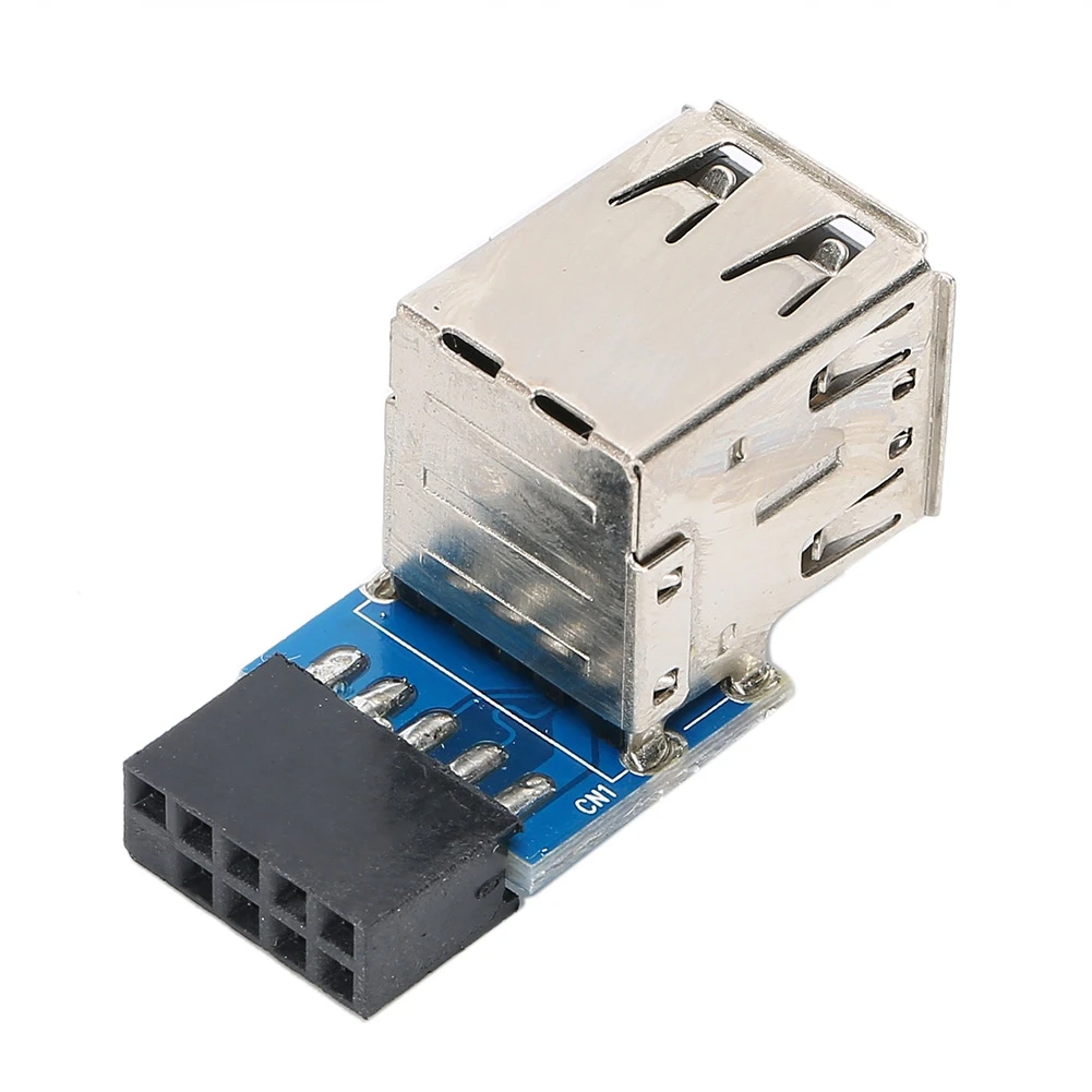 ADDn Card 2 Port 9PIN Female to 2 USB 2.0 Female Connector Card Reader ...