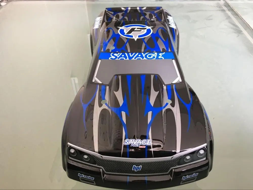 HPI Racing 1/8 TRUCK Truggy Savage 4WD 4.6 XL 5.9 body Shell L480mm ...