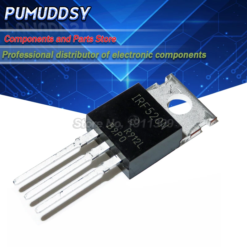 10PCS IRF520 TO 220 IRF520N TO220 IRF520NPBF IC|Integrated Circuits ...