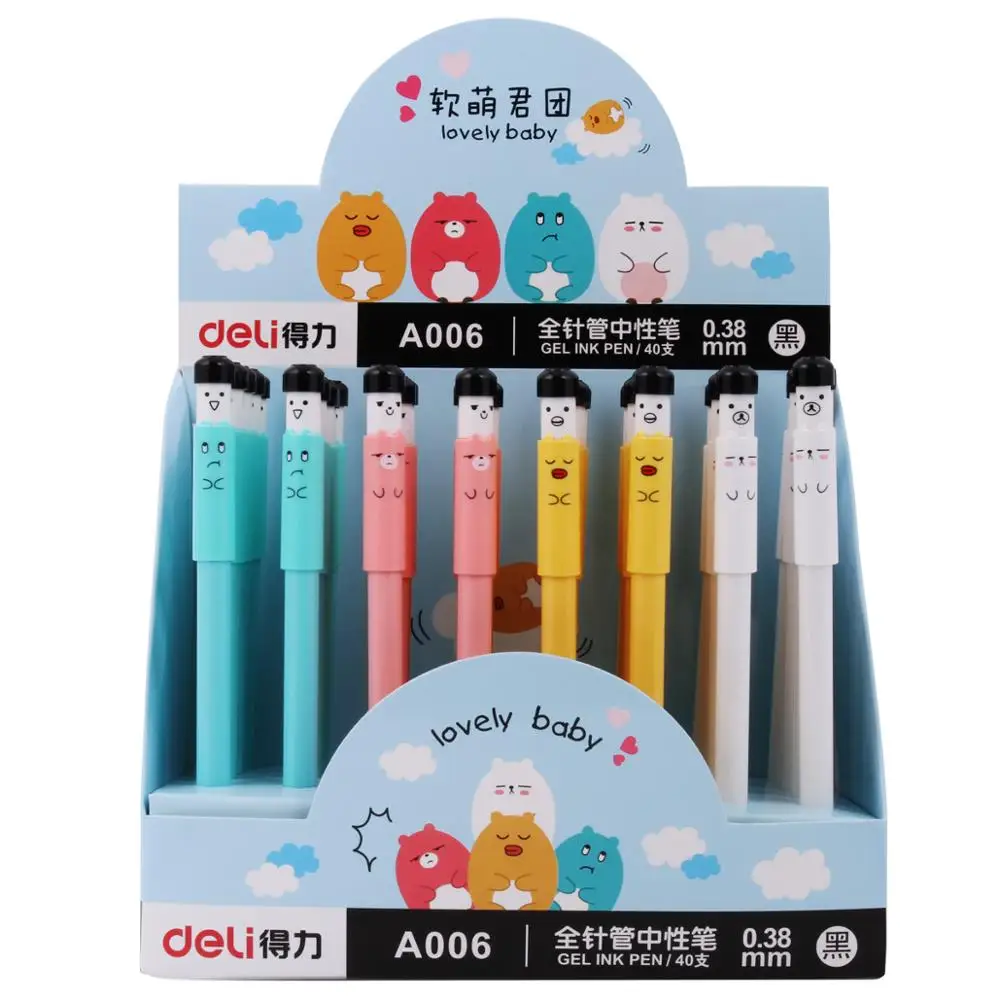 Deli a006 criativo esferográfica canetas artigos de papelaria de ...