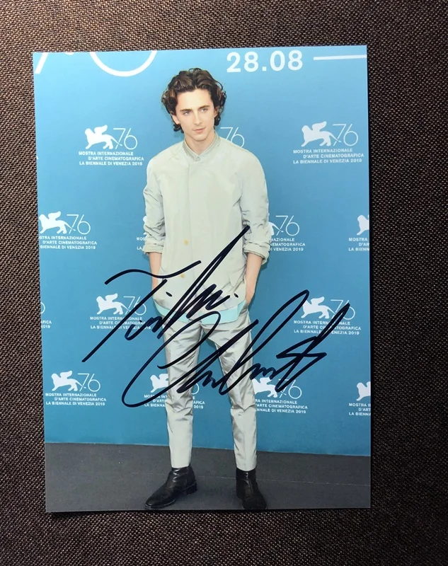 hand signed Timothée Chalamet autographed photo 5*7 Little Women 092019M3|Cards & Invitations ...