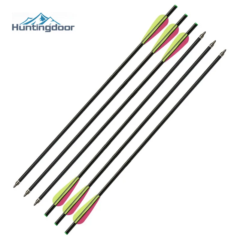 6PCS-Fiberglass-Crossbow-Arrow-20inch-FRP-Arrow-ID6mm-OD8mm-For-Recurve ...