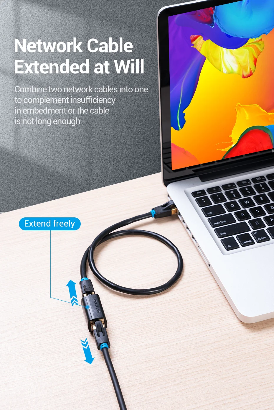 ph&co | PC Depot. VENTION CAT7 RJ45 NETWORK CABLE CONNECTOR JOINER ...