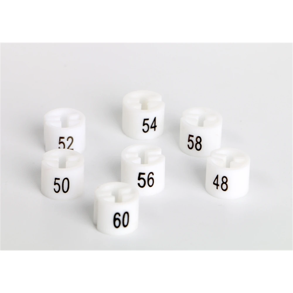 White Size Markers For Hangers Regular Sizes Printed Black Pants white-size-markers-for-hangers-regular-sizes-printed-black-pants