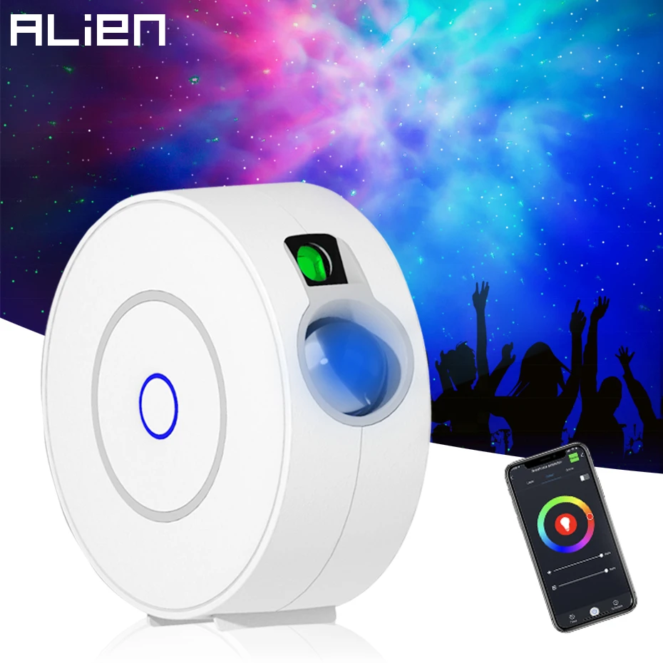 Alien Smart Star Galaxy Laser Projector Starry Sky Stage Lighting ...
