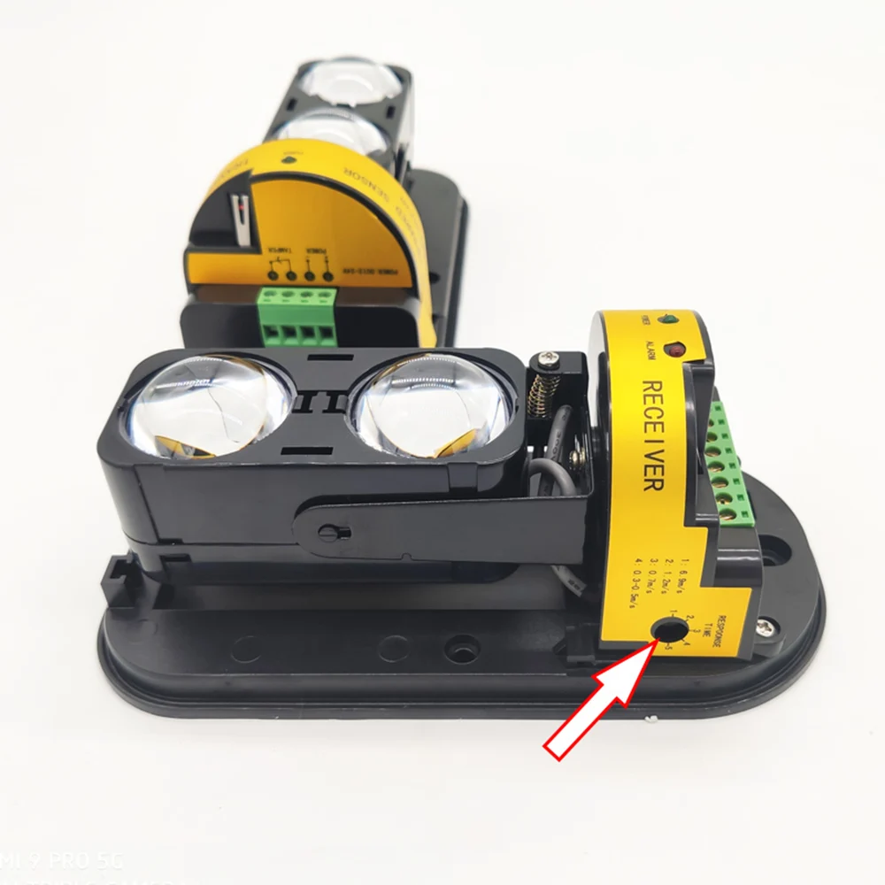 GSM Alarm Use 1m~150m Wall Gate Window Photoelectric Infrared Double Beam Detector Perimeter ...