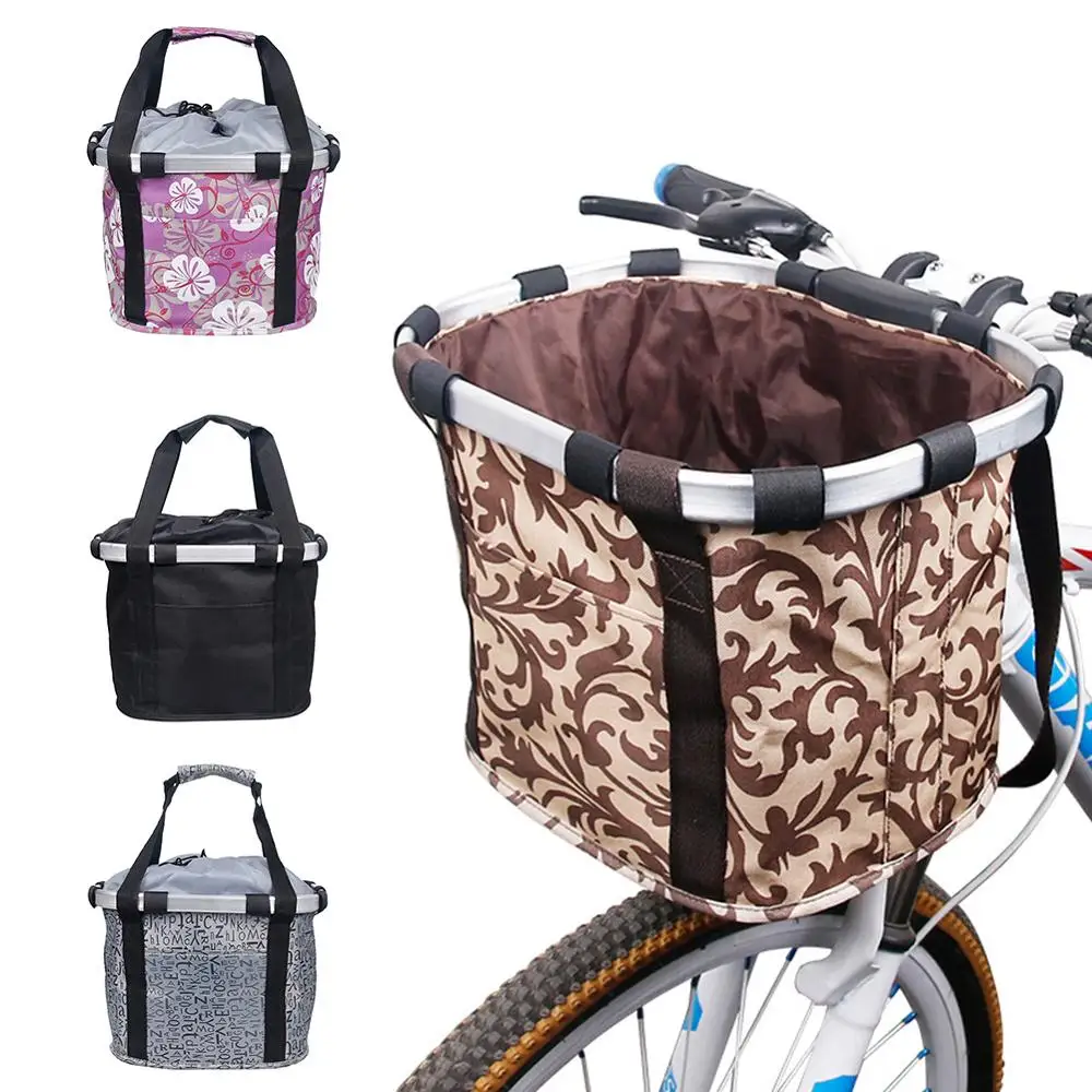 Bicycle-Basket-Handlebar-Pannier-Cycling-Carryings-Holder-Bike-Riding ...