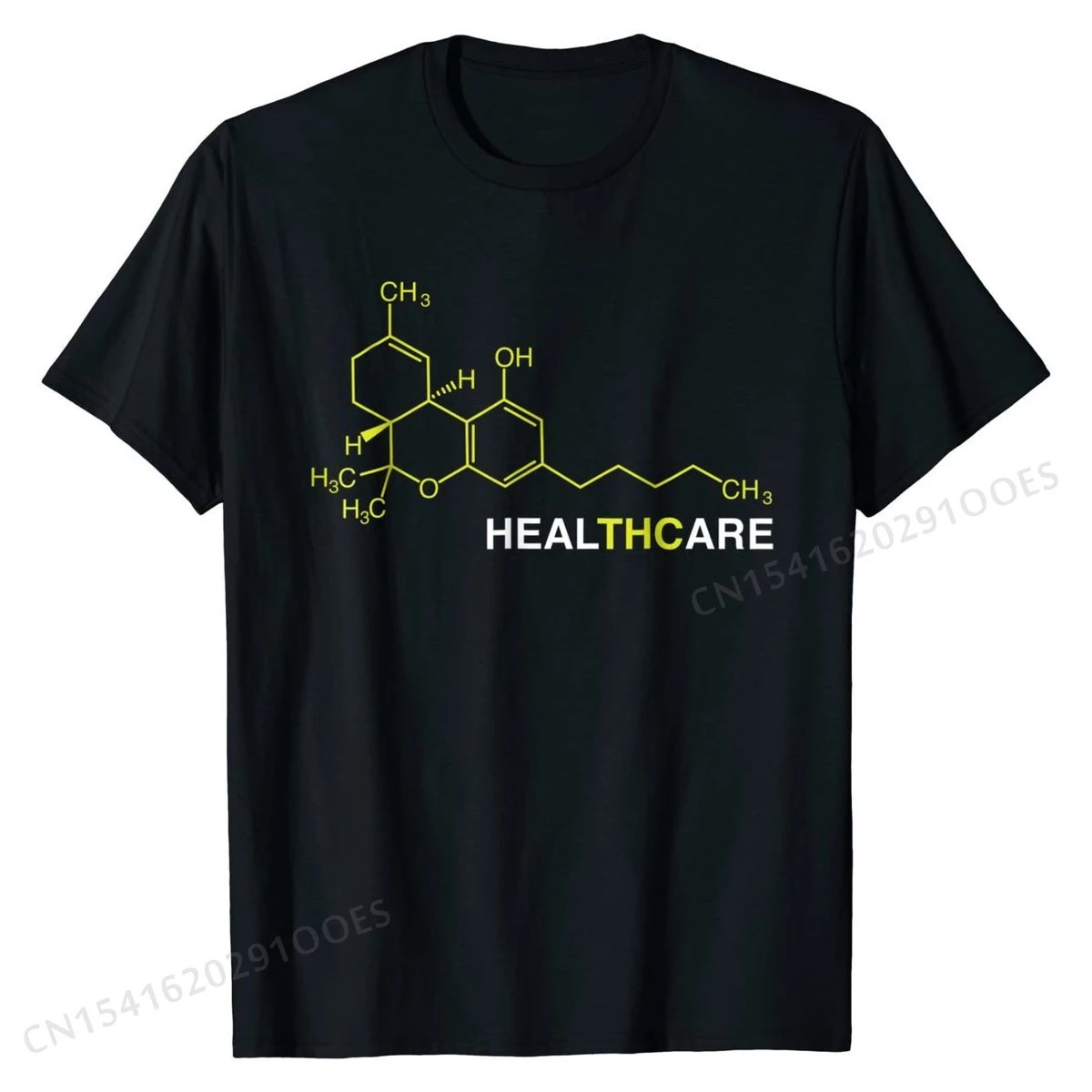 Thc Healthcare Cannabis Medical T-shirt Cotton Men Tops Shirts Normal ...
