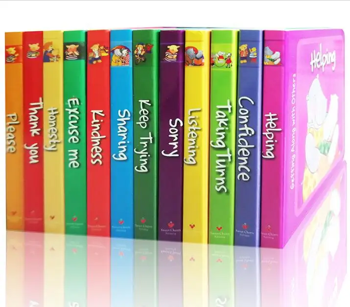 12 Books/Set A Case of Good Manners English Board Book Children ...